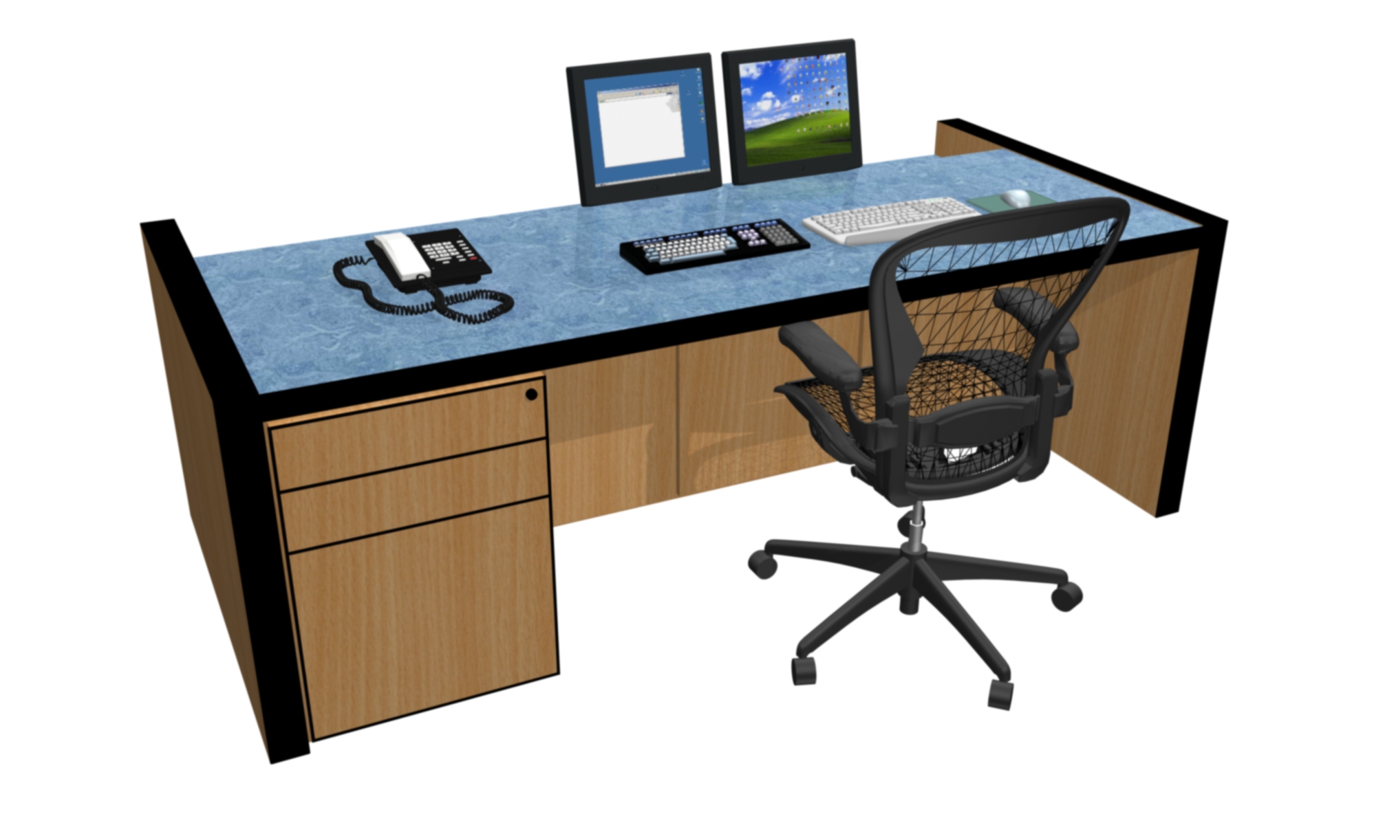 Fresco blue beech black | Intech Solutions