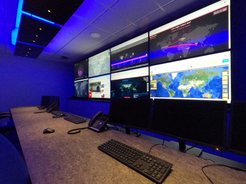 CCTV Security Control Room Furniture | Intech Solutions