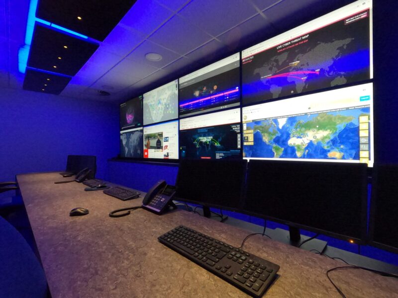 CCTV Security Control Room Furniture | Intech Solutions